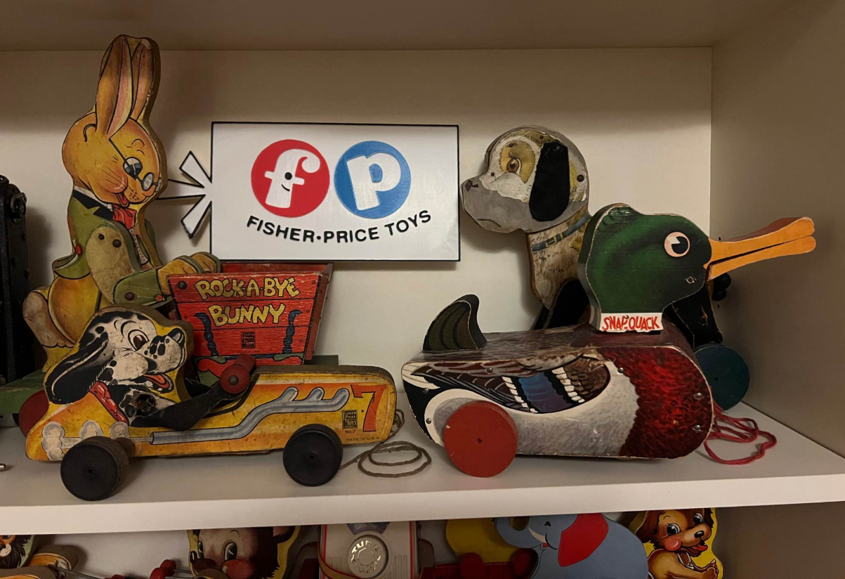 Fisher Price Retro Display Sign – Classic Toy Toys